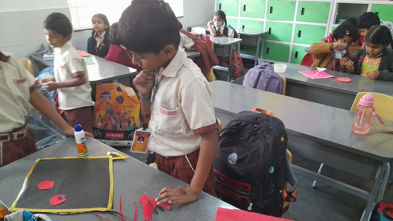 Kite Making / Decorating Competition – Don Bosco School